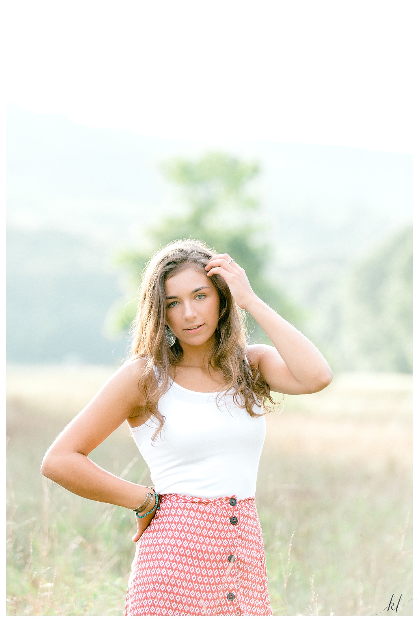 Light and Airy Senior Photos | Keene NH | K. Lenox Photography