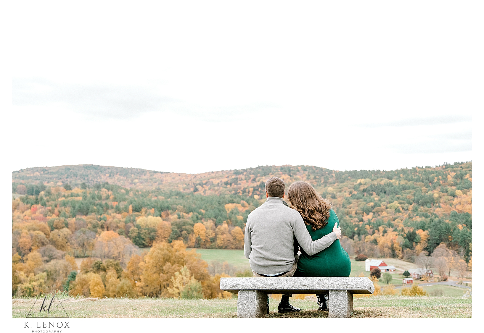 Fall Engagement Session in the Orchard • K. Lenox Photography