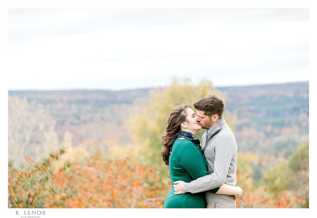 Fall Engagement Session in the Orchard • K. Lenox Photography