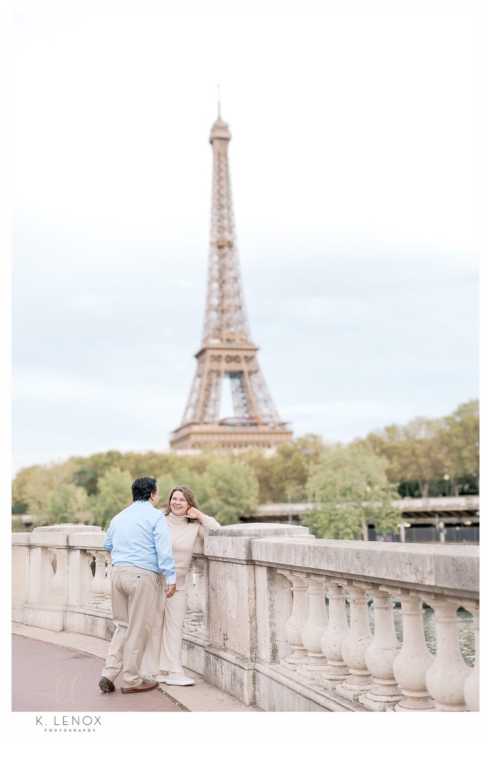 Sam And German's Paris Engagement Session