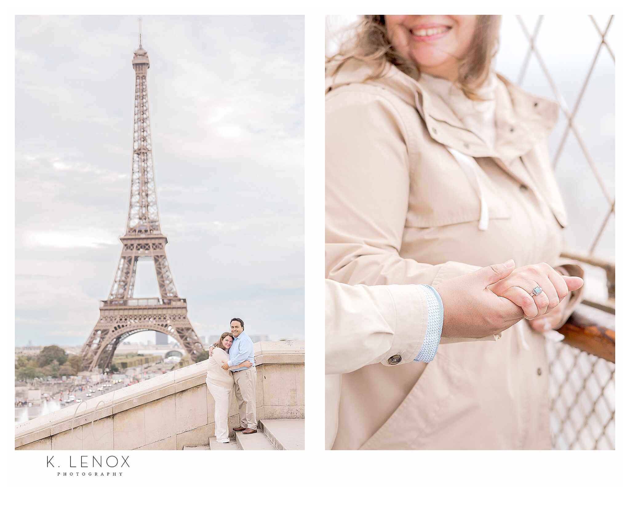 Sam And German's Paris Engagement Session